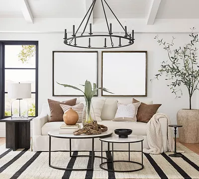 Delaney round coffee table store