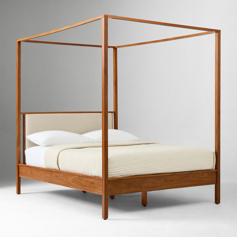 Loretta Canopy Bed by West Elm (Queen) | Designer Discount Club